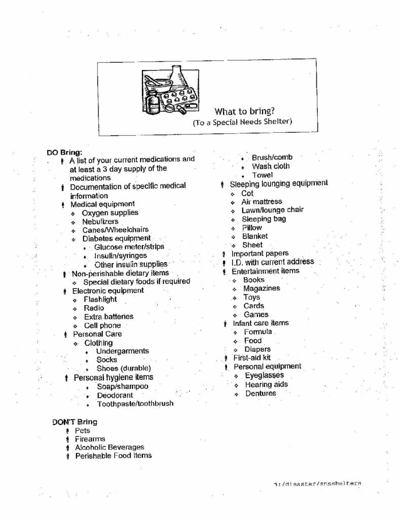 What To Bring To A Special Needs Shelter Stone Creek what-to-bring-to-a-special-needs-shelter-stone-creek