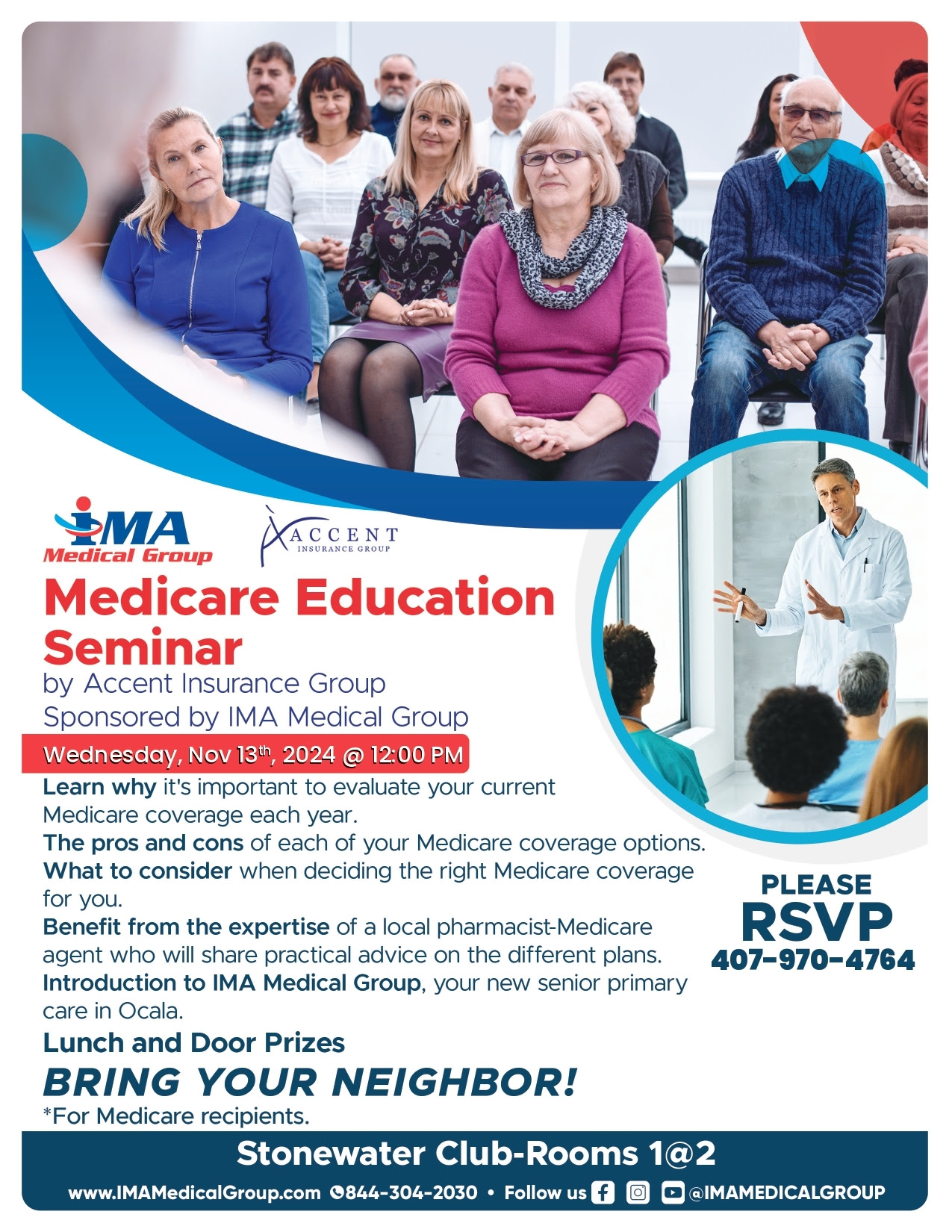Medicare Education Seminar by IMA – Stone Creek